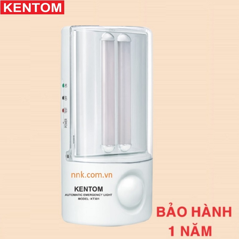 Đèn sạc khẩn cấp KT 301 Bóng LED Ắc quy Kentom - Công ty TNHH Thương mại Dịch vụ NNK