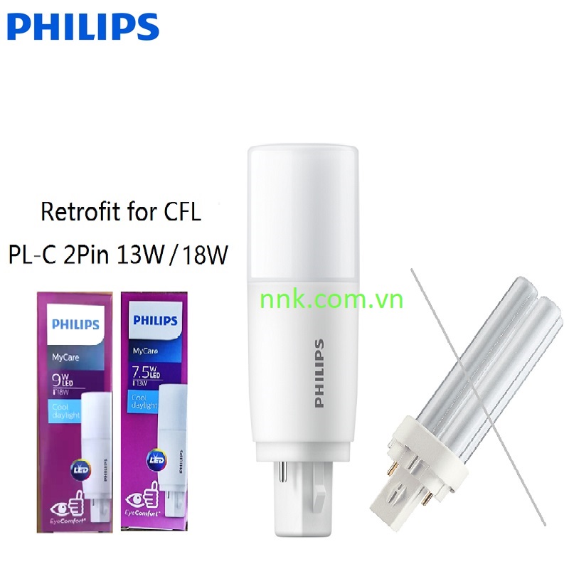Đèn LED PLC 9W 2P G24d Philips - Công ty TNHH Thương mại Dịch vụ NNK